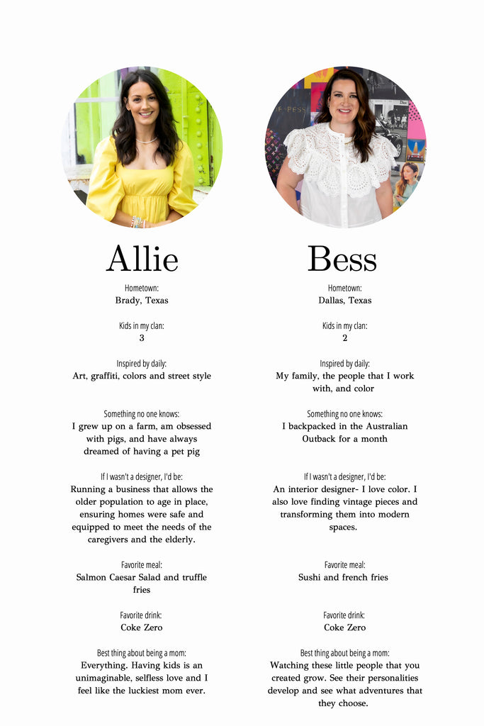 About Allie + Bess – Allie+Bess